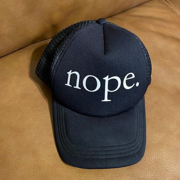 Accessories | Nope Hat | Poshmark